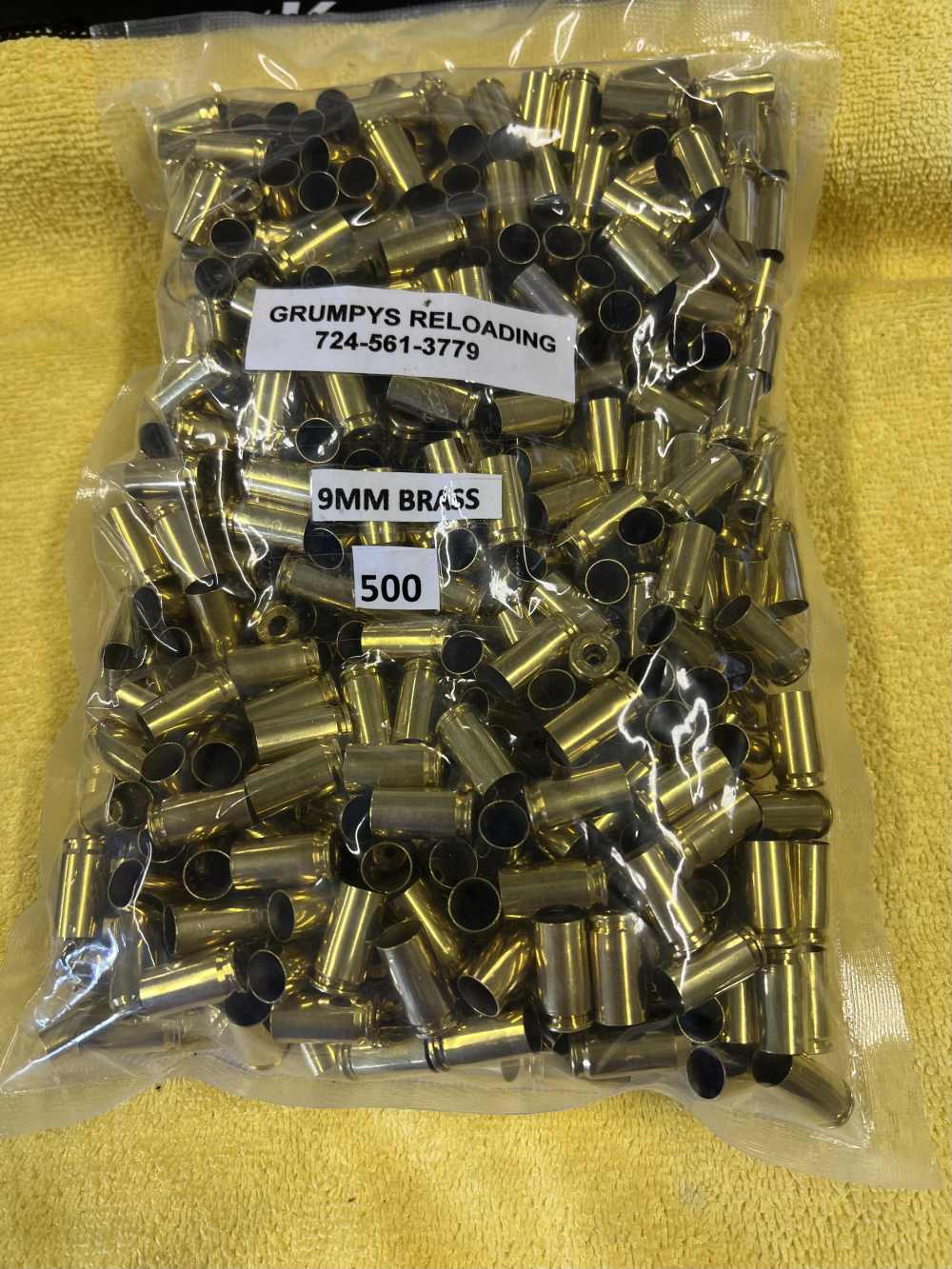 9mm brass - 500 pcs - Other Reloading Supplies at GunBroker.com ...
