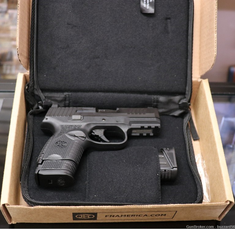 FN America FN509C MRD Compact 9MM 3.7 Black Finish 1-12Rd 1-15Rd - Semi ...