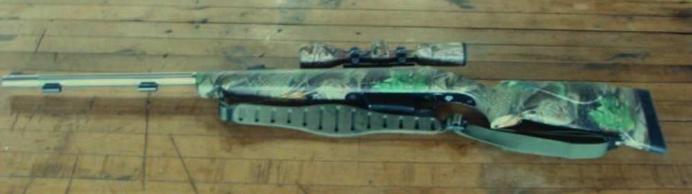 New CVA Electra 50 cal Camo Stock Camo Nikon Slug Hunter Scope No ...