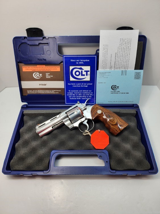 Colt Python Elite 4" 357 Magnum - Revolvers at GunBroker.com : 1130695634