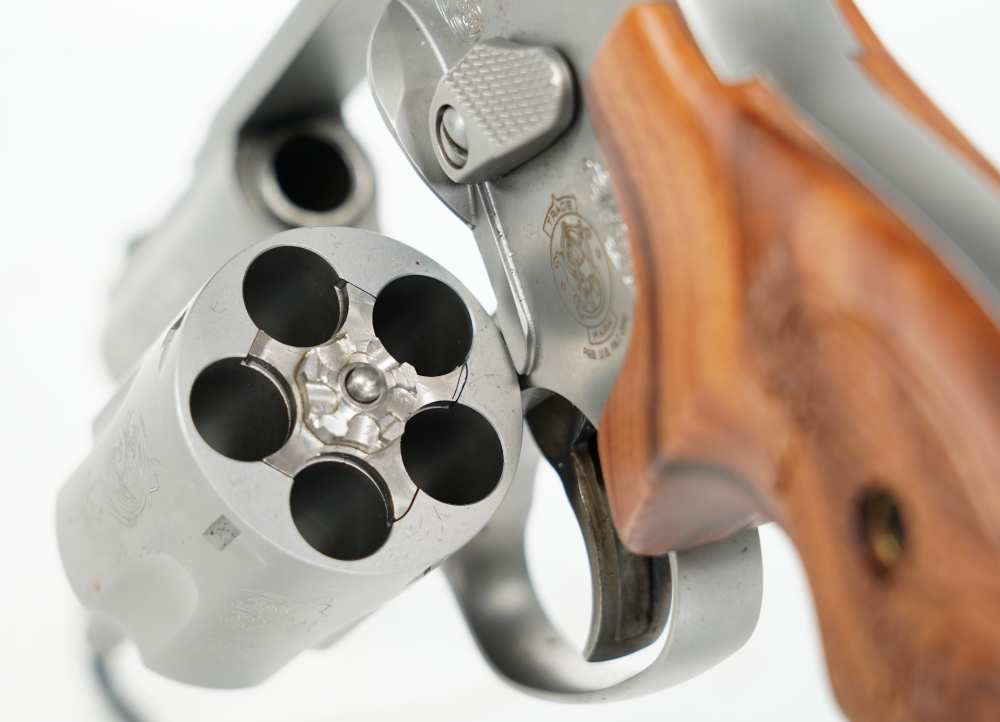 Smith and Wesson S&W Model 640 357 mag engraved wood grips *USED ...