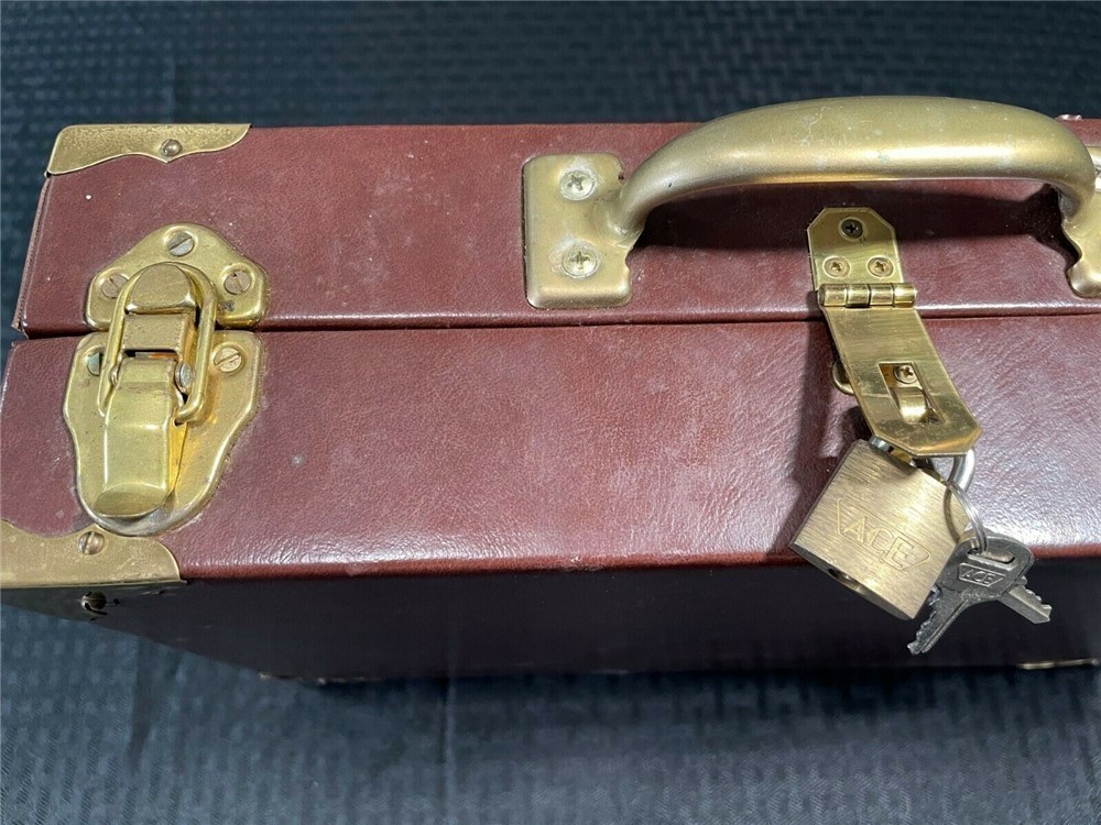 Colt Gun Carrying Case Velvet Lined With Lock and Keys 14" x 9" x 4 ...