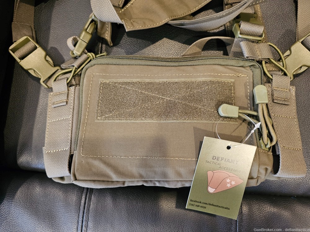 Defiant Tactical Raider Micro Chest Rig - RANGER GREEN - Tactical Gear ...