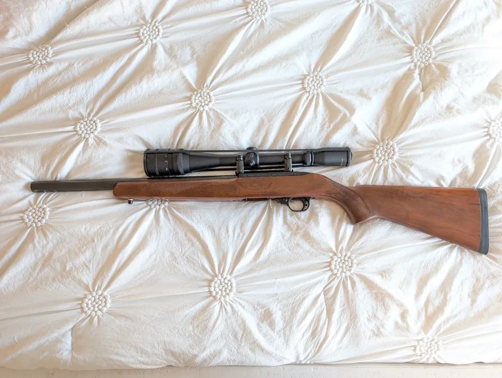 Vintage Ruger 10/22 Clark Custom Heavy Barrel Rifle Burris Scope - Semi ...