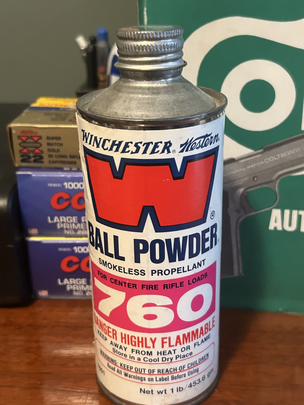 Winchester 760 Ball Powder 1lb in Metal Can - Reloading Powder at ...