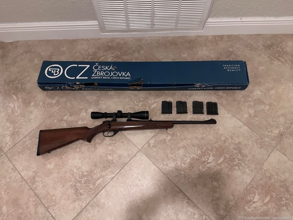 CZ527 Carbine 7.62x39 Bolt action rifle 03050 4 Magazines Package - Bolt Action Rifles at ...