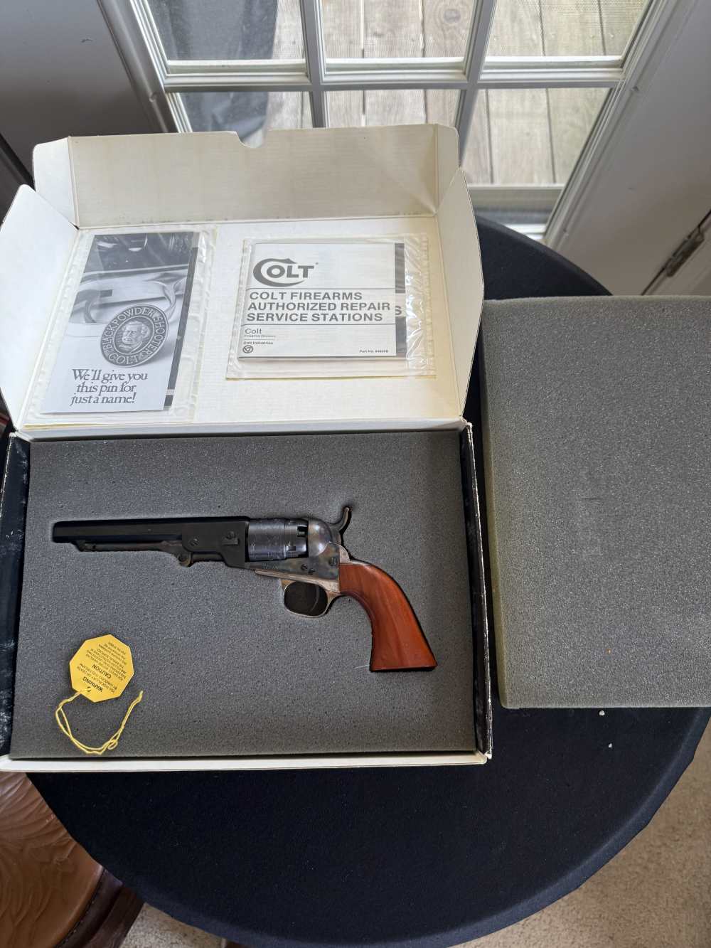 2ND GENERATION COLT 1862 POCKET NAVY SINGLE ACTION PERCUSSION REVOLVER ...