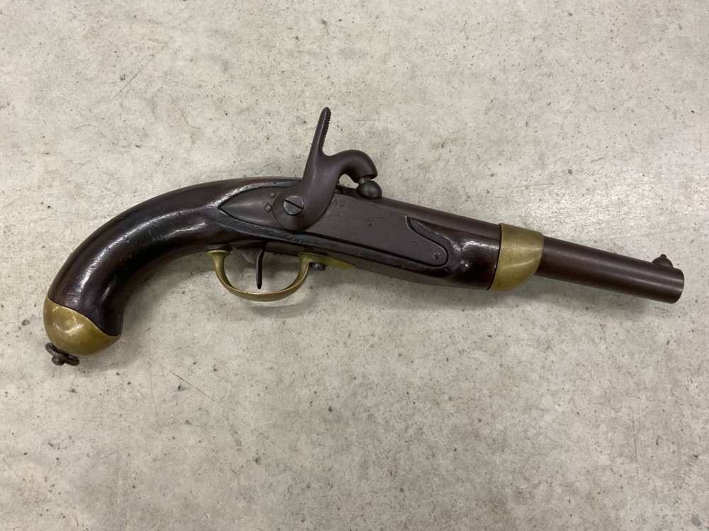 Antique French Mutzig Arsenal Model 1822 Pistol .70 Caliber Percussion ...