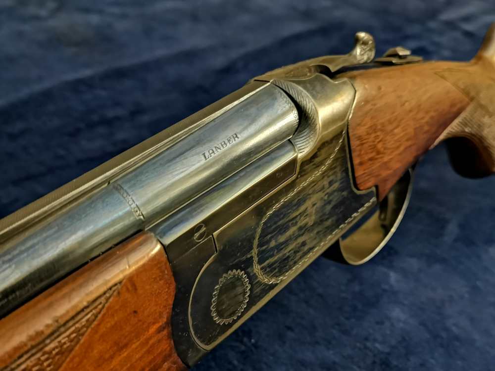 Lanber Armas Boxlock O/U shotgun made in Spain 1978 w Ejectors - Over ...