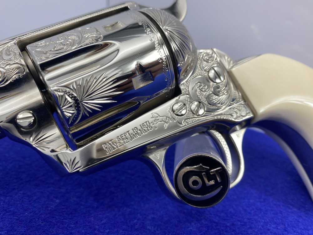 Colt Single Action Army - MASTER SCROLL ENGRAVED- Amazing Hand Carved ...