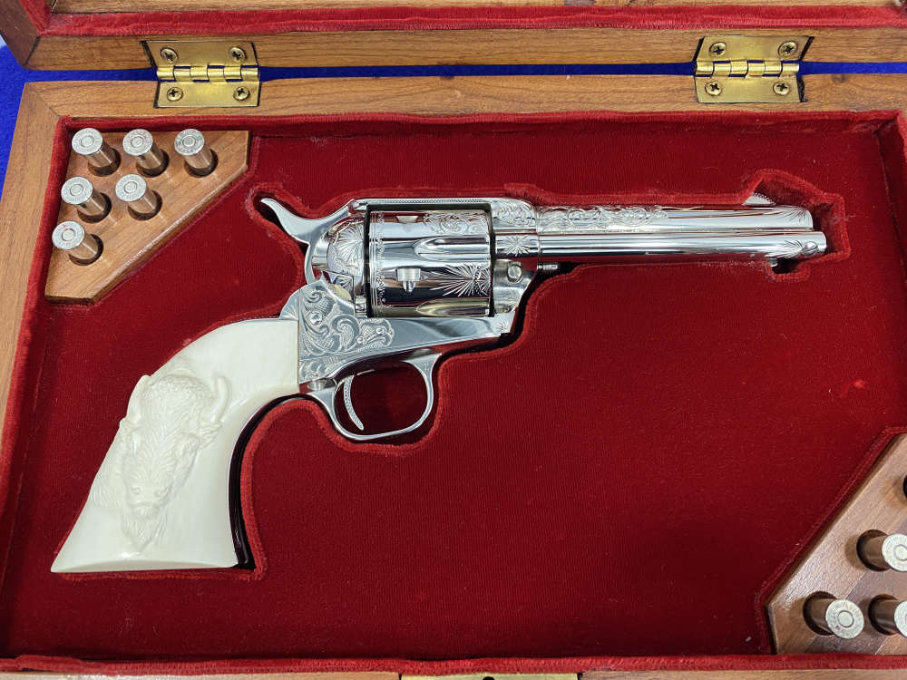 Colt Single Action Army - MASTER SCROLL ENGRAVED- Amazing Hand Carved ...