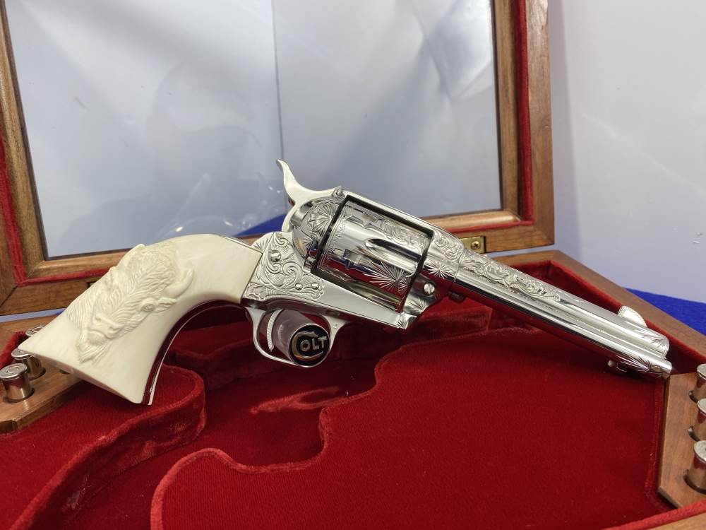 Colt Single Action Army - MASTER SCROLL ENGRAVED- Amazing Hand Carved ...