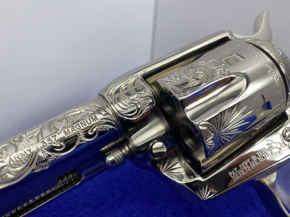 Colt Single Action Army - MASTER SCROLL ENGRAVED- Amazing Hand Carved ...