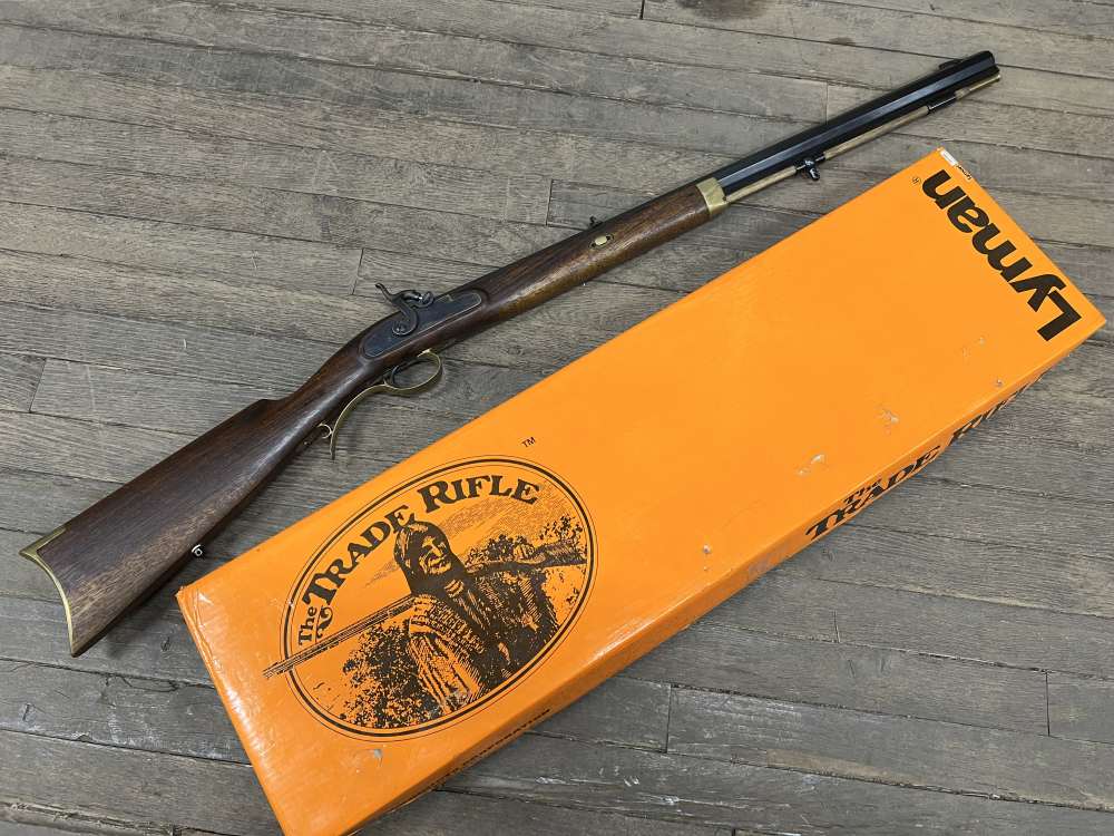 Lyman Trade rifle Percussion 54 cal 29” barrel w box muzzleloader Italy ...