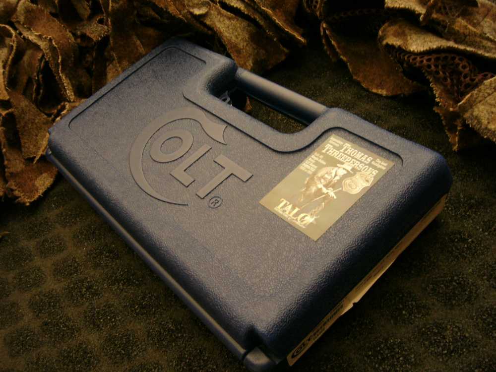 COLT THOMAS THREEPERSONS SAA SINGLE ACTION ARMY P1850TLE .45 COLT NEW ...