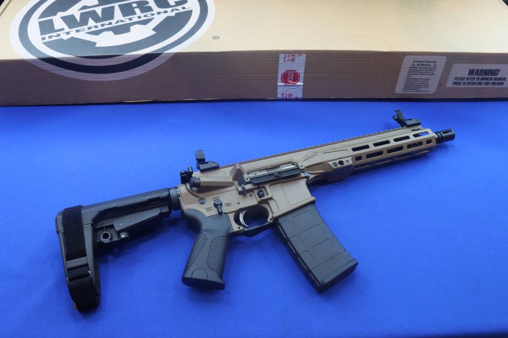 LWRC Model IC MKII AR15 Pistol 5.56MM PISTON AR FDE TAN NEW SBA3 Brace ...