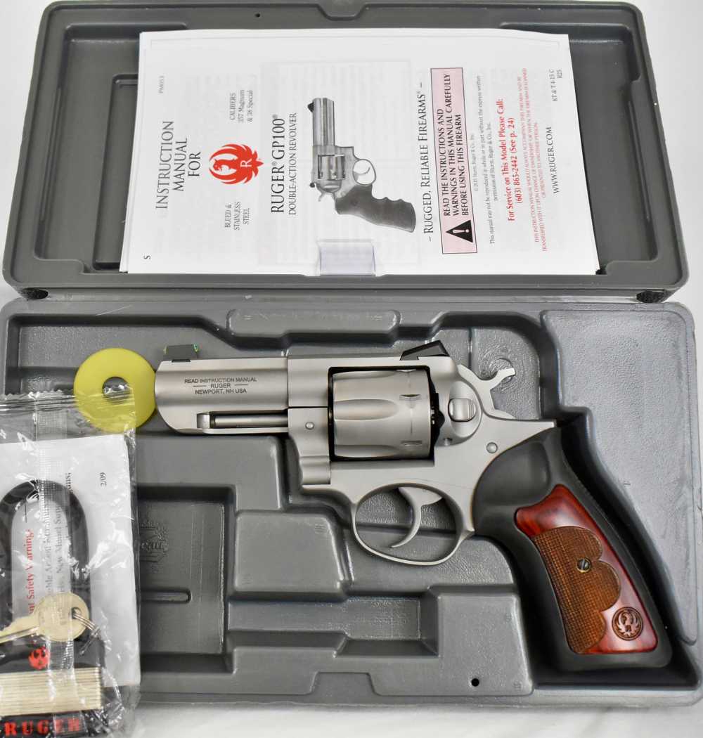 Ruger GP100 Wiley Clapp .357 Mag brushed stainless 3" bbl 01752 in box ...