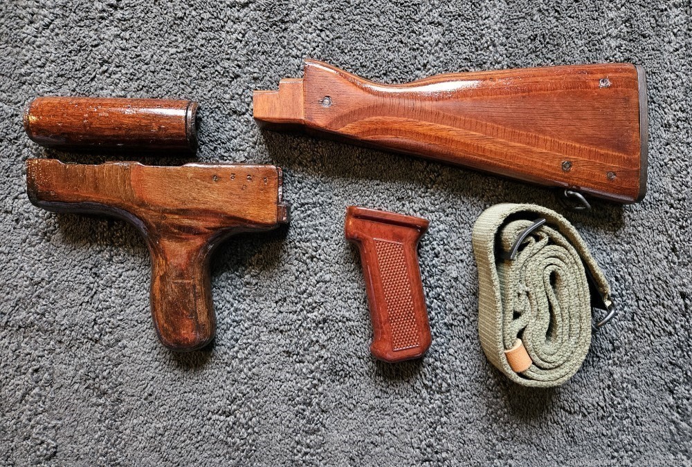 Romanian wood dong furniture set for stamped AKM AK-47 AK-74 BFPU ...