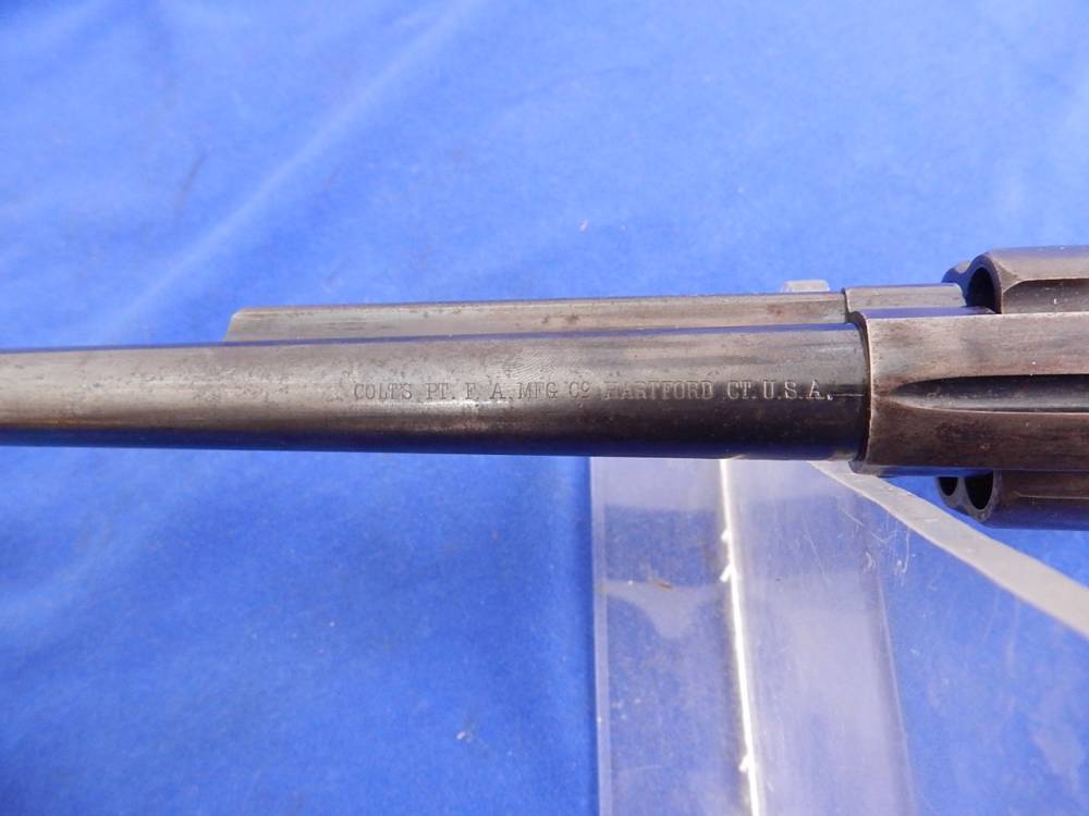 1895 Colt Frontier 45 Caliber Double Action Revolver Antique Pistol ...