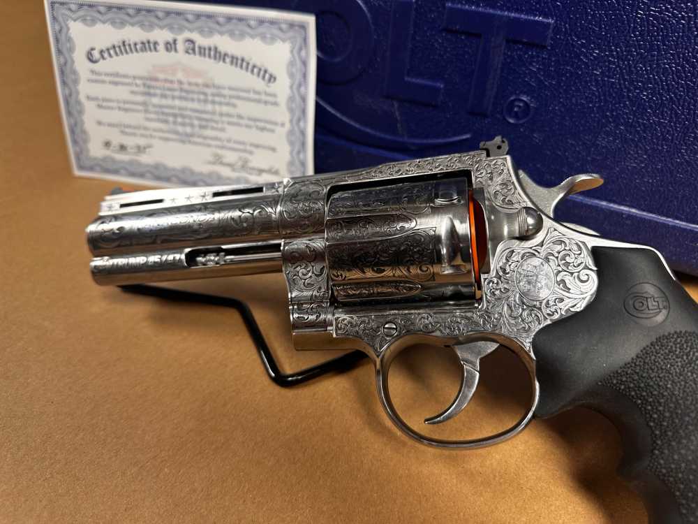 New Colt Anaconda "Trump Golden Era" Engraved 44mag 4.25" 6 shot ...