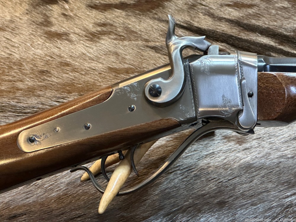 NEW PEDERSOLI 1874 SHARPS SMALL BETSY RIFLE 357 MAGNUM 24" - Single ...