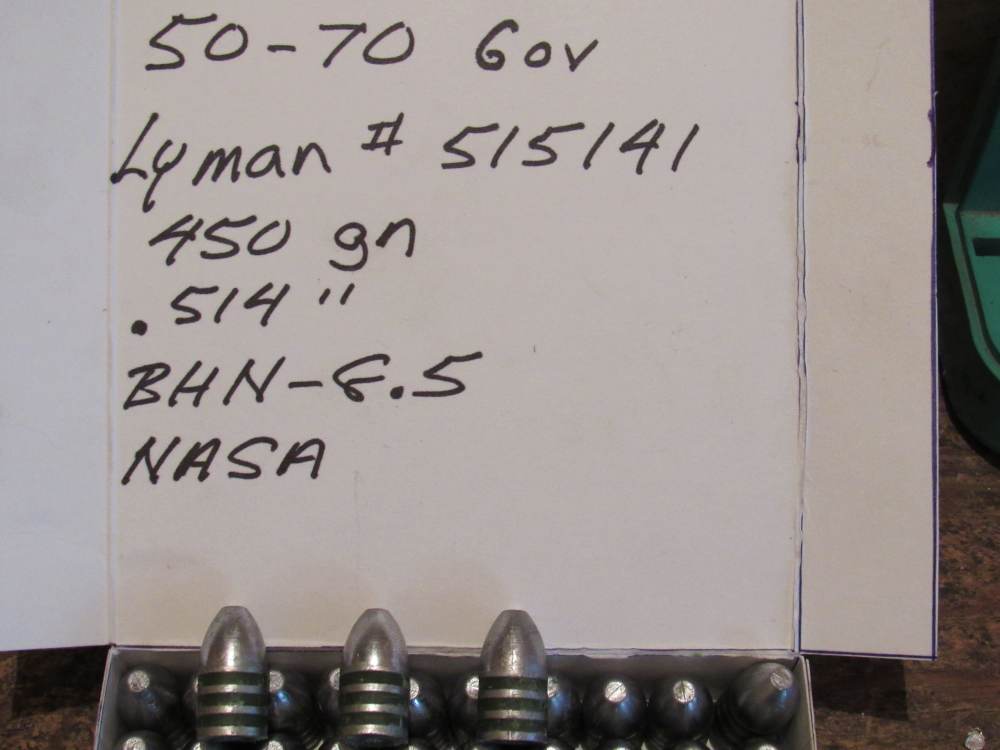 50-70 Government bullets Lyman # 515141 - Reloading Bullets at ...