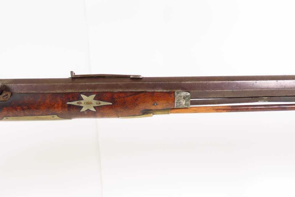 1850s Antique SUPERPOSED LOAD Two Shot PERCUSSION Homestead/Hunting ...