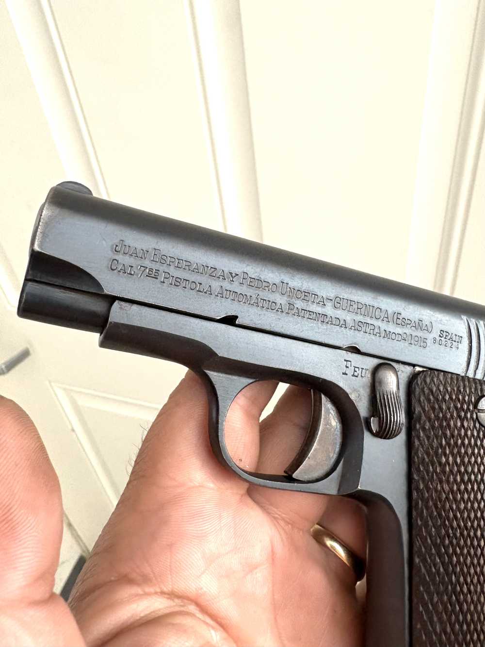 WWI French Military pistol ASTRA model 1915 Ruby .32 ACP semi auto C&R ...