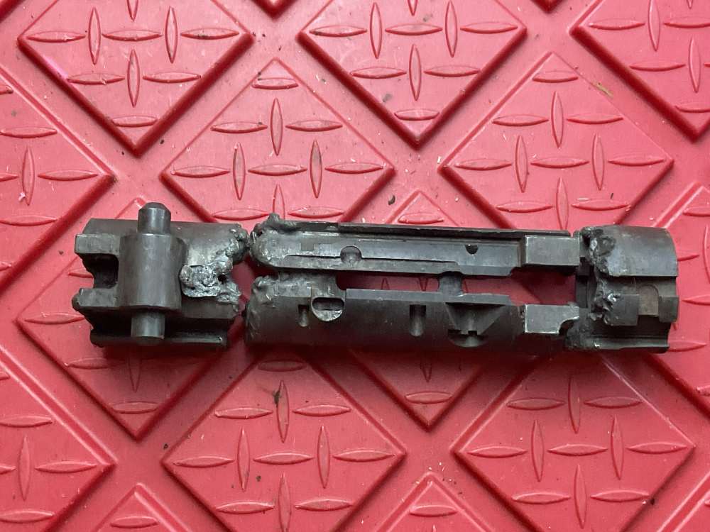 German WWII MG34 Torch Cut Receiver Sections Parts Repair Kit Lot MG 34 ...