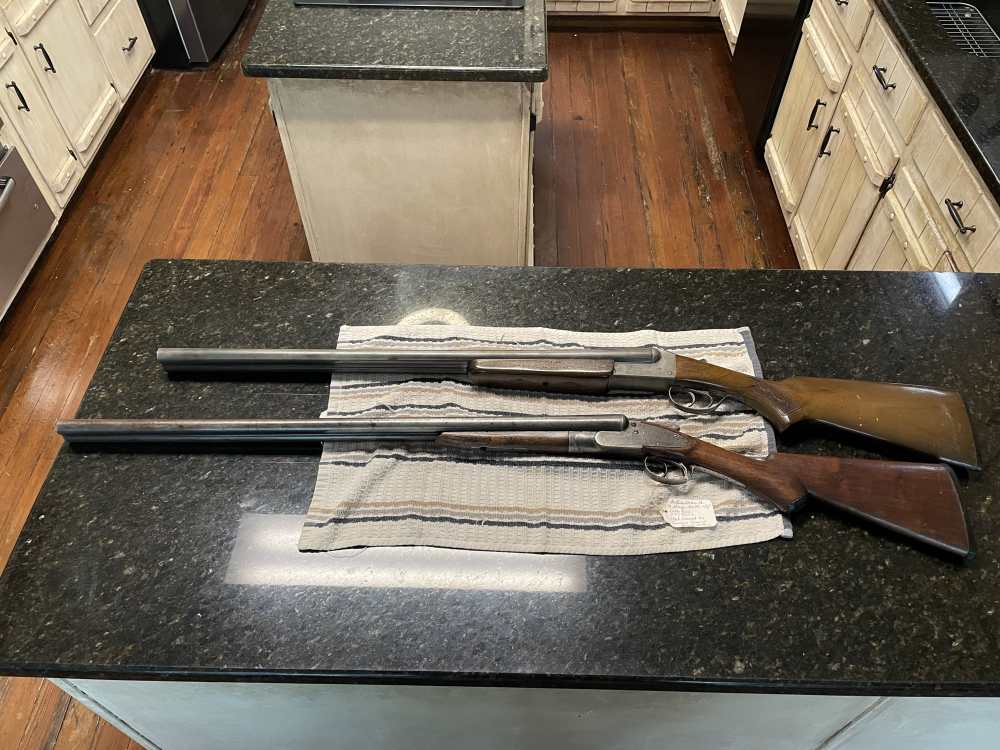 Classic Double Barrel 12 Gage Jed Clampett Farm Gun Quantity of 2 ...