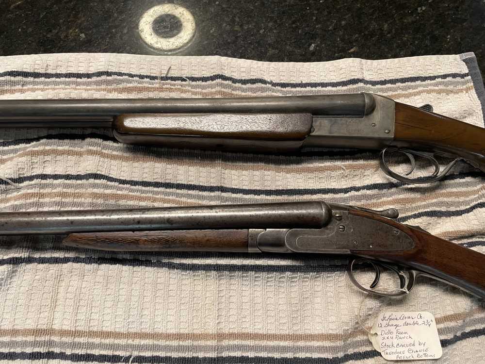 Classic Double Barrel 12 Gage Jed Clampett Farm Gun Quantity of 2 ...