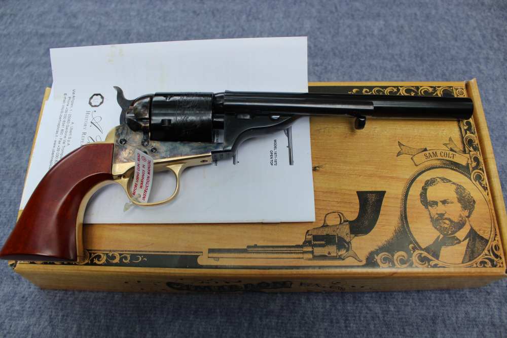 NIB Cimarron Colt .45 LC Open Top Navy 7.5" Model 1871-1872 Uberti ...