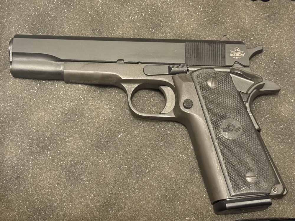 Used- Rock Island Armory M1911-A2 FSP GI Standard FS HC 45ACP 10rd ...