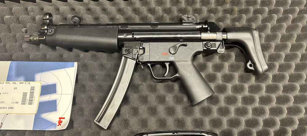 HK SP5 SBR ALL GERMAN W/ 4 POSITION COLLAPSIBLE STOCK FORM 3 PENNY NO ...
