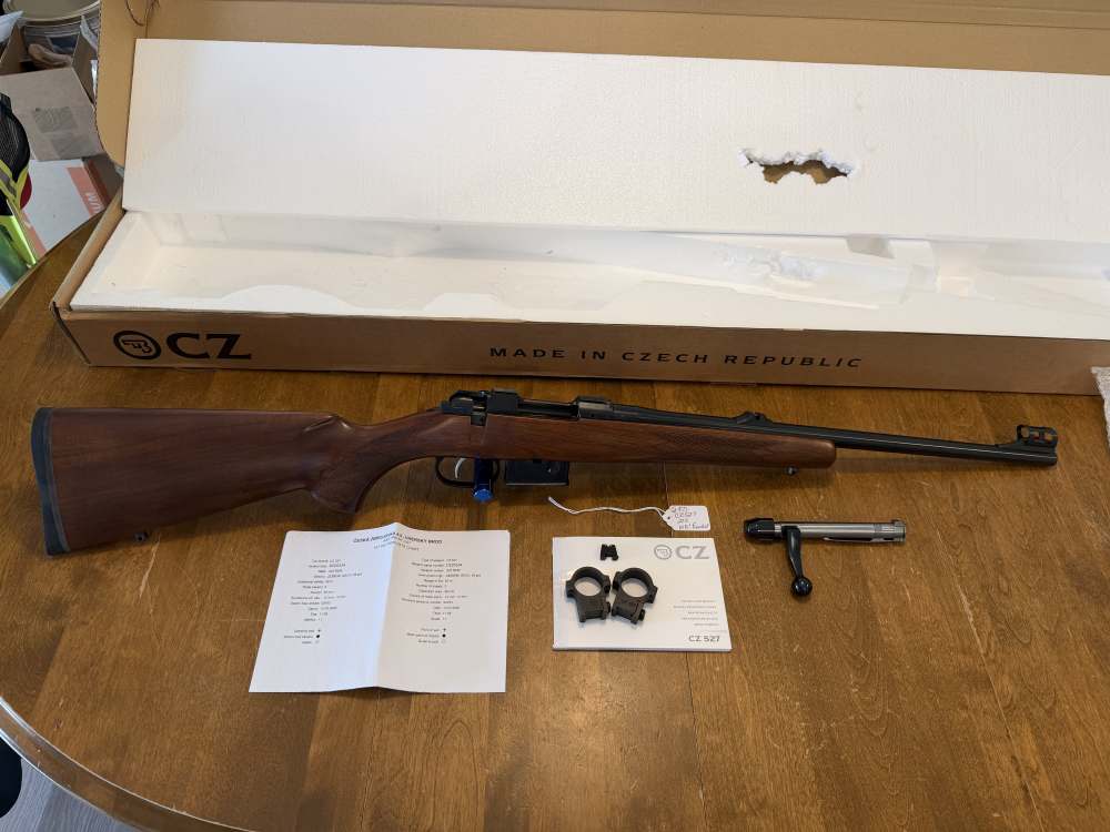 CZ 527 Carbine 223 NIB UNFIRED PERFECT! (2-87) - Bolt Action Rifles at ...