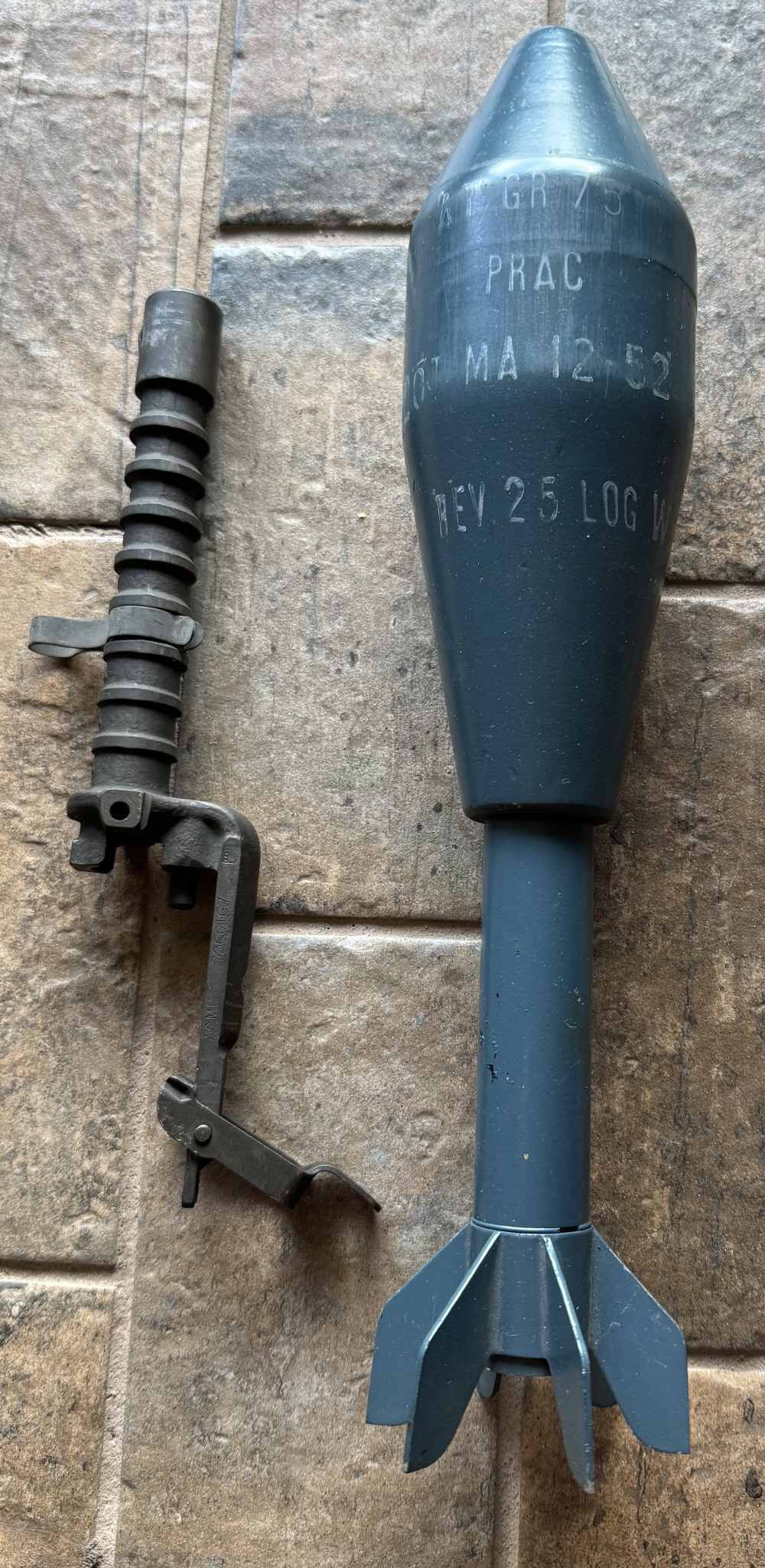 Nice US m7a3 grenade launcher ww2 m1 garand HE m29 round - WWI & WWII ...