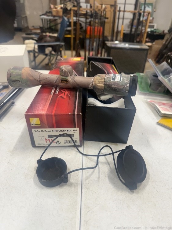 Nikon 3-9x40mm Inline XR Rifle Muzzle Loader Scope BDC Camo Finish ...