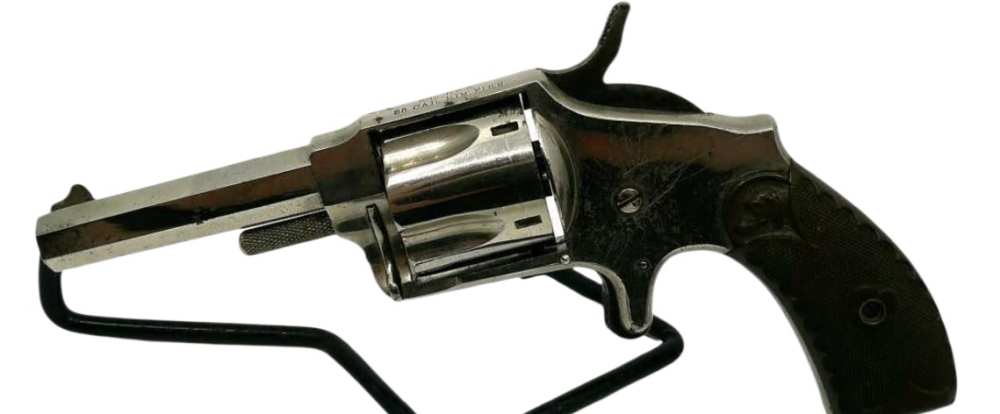 Hopkins & Allen NO 5 .38 Rimfire Revolver (Nickel Finish) - Antique ...