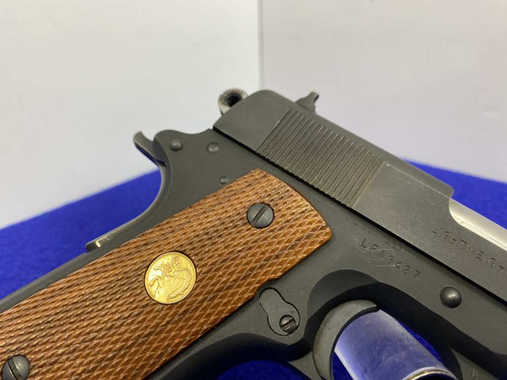 1986 Colt Lightweight Officer's ACP .45 Blk 3.5" *FIRST YEAR OF ...