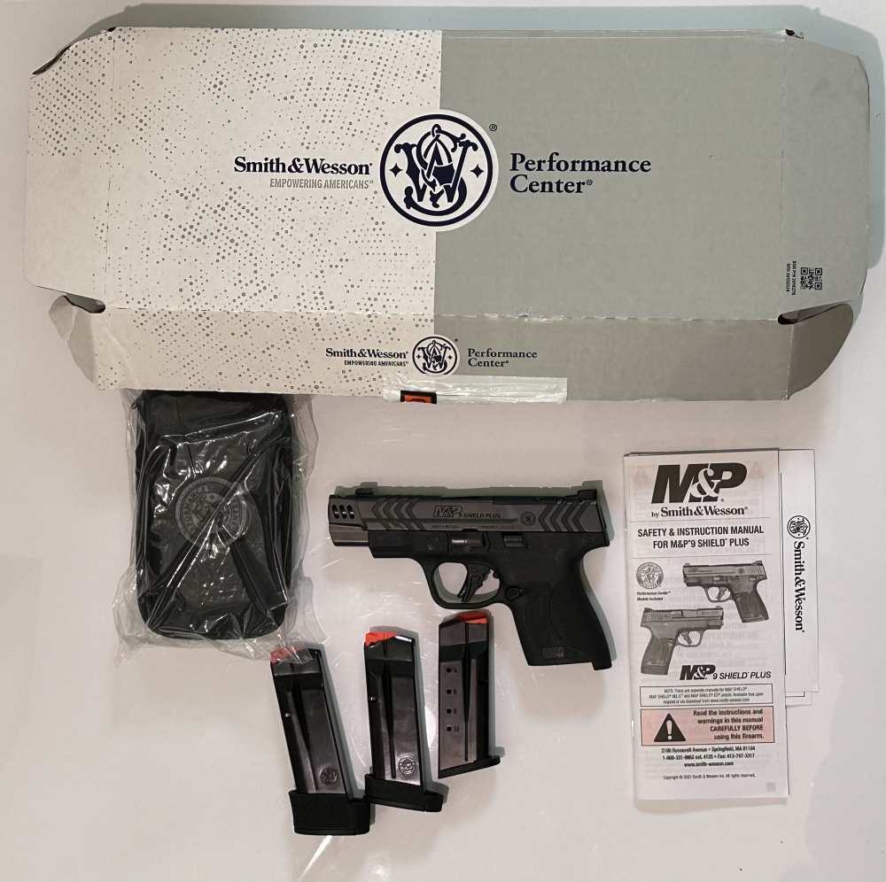Like New! Smith & Wesson® Performance Center® M&P®9 Shield Plus Carry ...