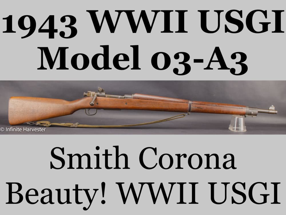 Smith Corona 1903 A3 1903A3 - Bolt Action Rifles at GunBroker.com : 1132581443
