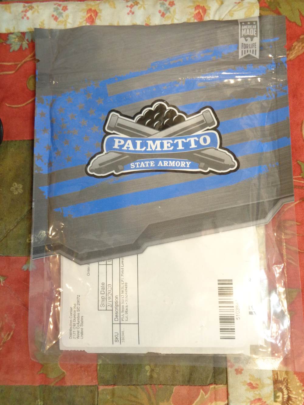 CUSTOM AR-9 PISTOL; ABC Rifle Co. & Palmetto State Armory; 7.5 ...