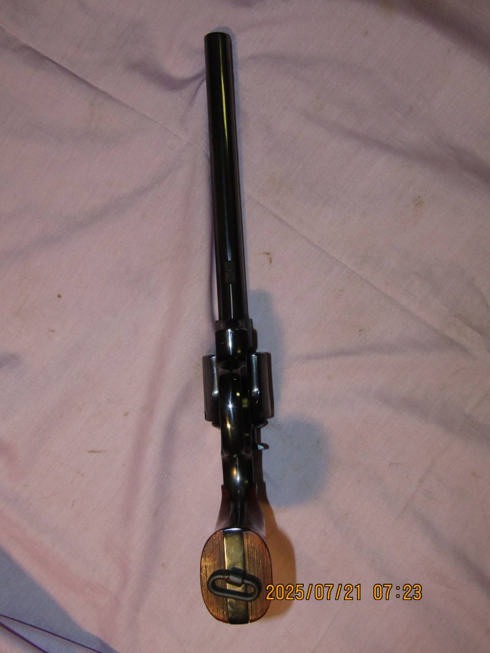 Colt, New Service revolver, 44-40, 8 1/8 inch barrel, single/double ...