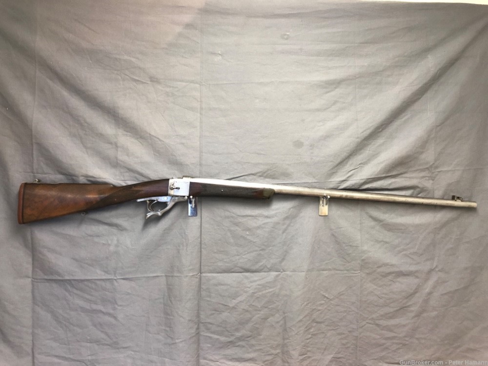 GEORGE GIBBS QUALITY MATCH RIFLE .461 GIBBS - Antique Guns at GunBroker ...
