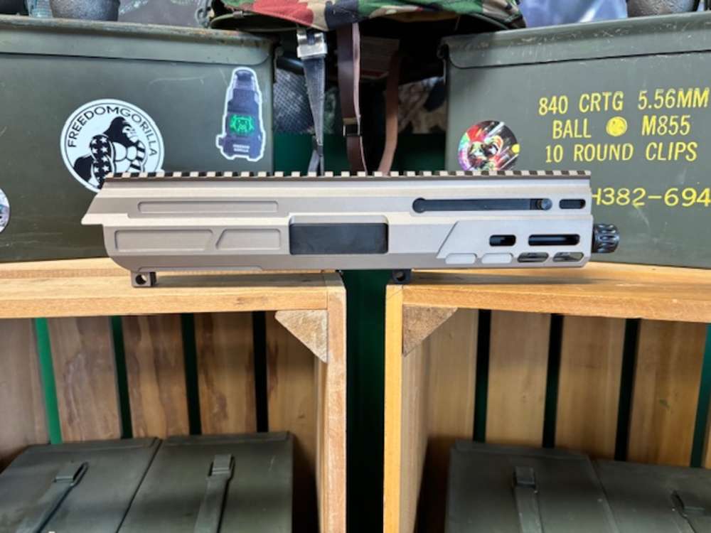 Matador arms Direct Blowback 5" 9mm upper FDE - AR Uppers at GunBroker ...