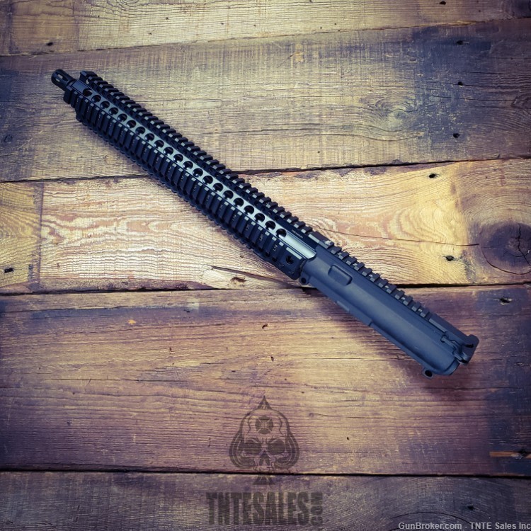 16" 9MM 9 MM PCC MI Combat Rail Upper Quad Rail M4 COLT Glock ...