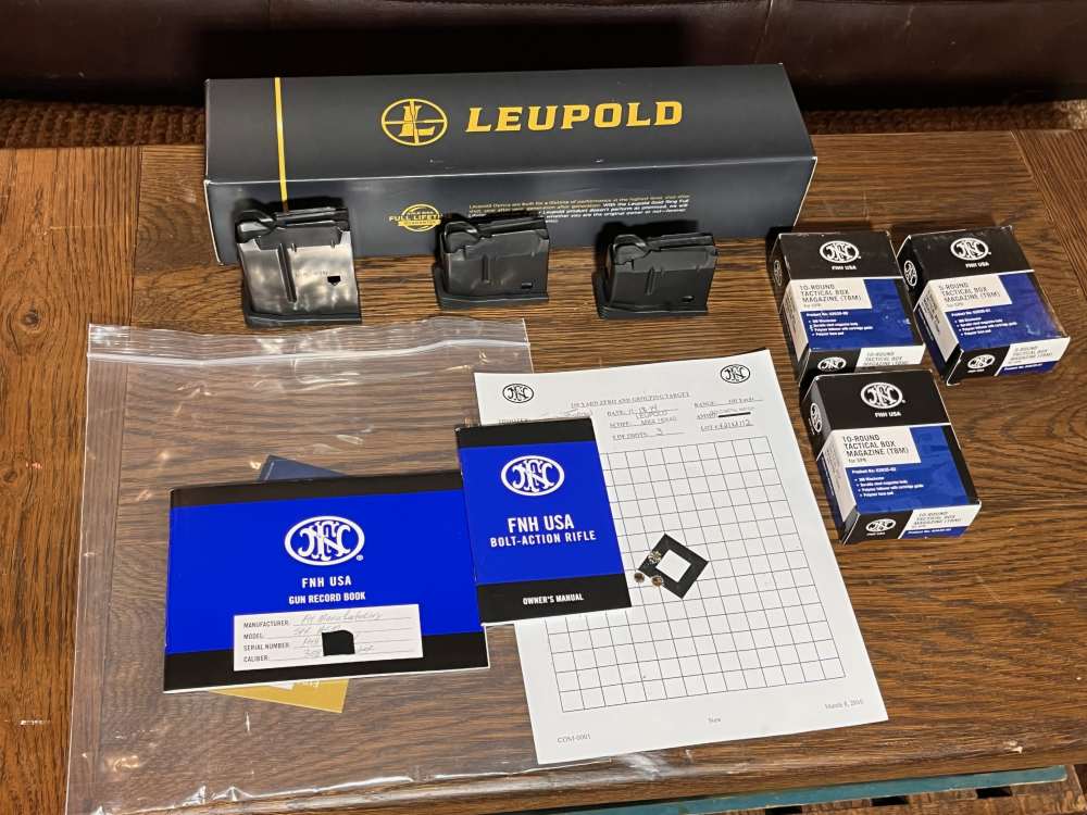 FN SPR A5M XP - Leupold Mark 4 + 6 mags - Bolt Action Rifles at ...