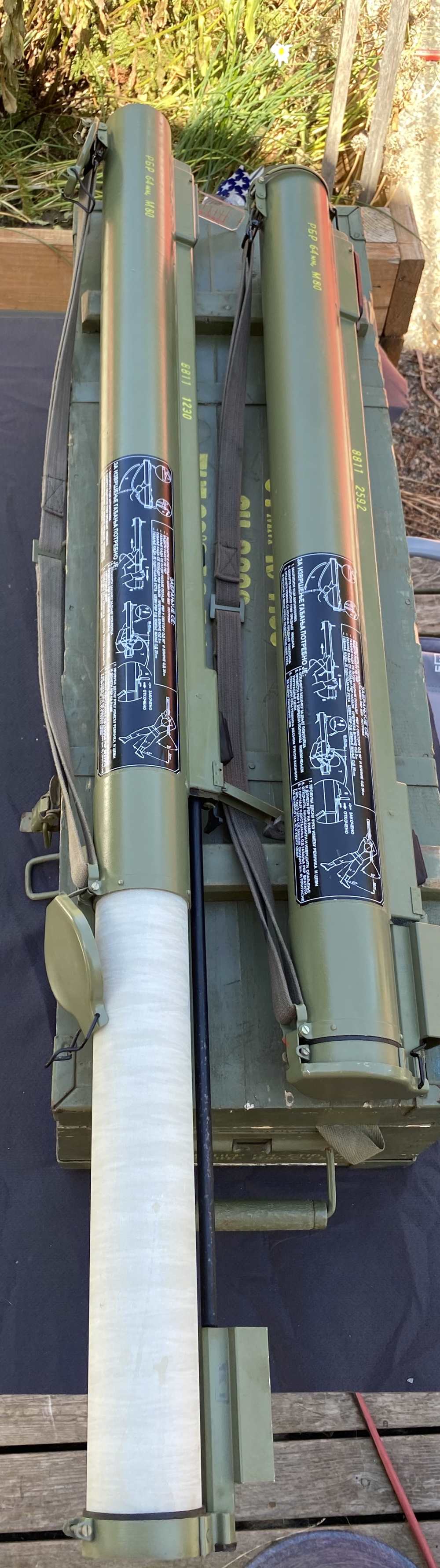 Inert anti-tank rocket launcher M80 Zolja yugo - Other Military ...