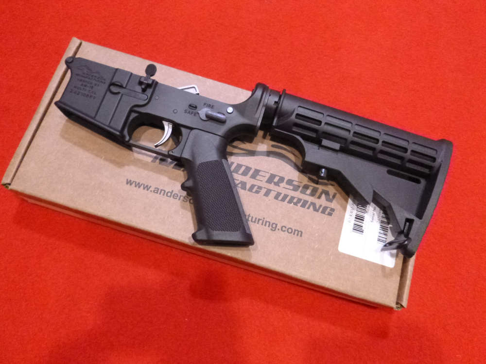 Anderson Manufacturing AM 15 AR 15 Complete M4 Lower Receiver New - AR ...
