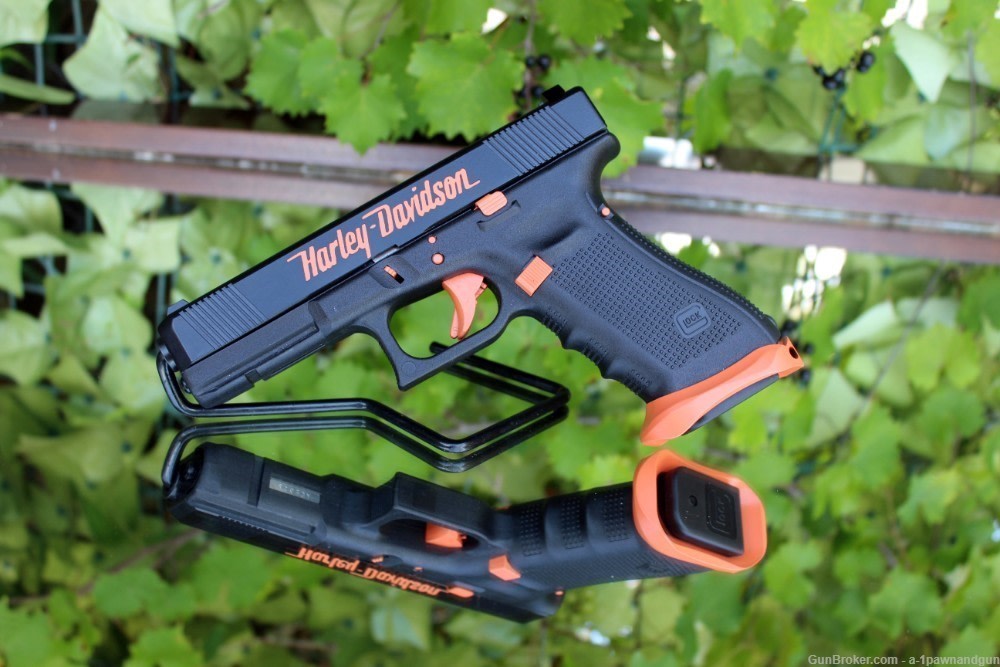 Harley Davidson Tribute Glock 17 Gen 4 Duracoat Custom - Semi Auto ...
